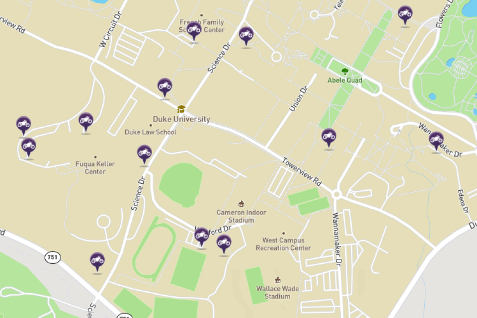 Maps | Parking & Transportation | Duke